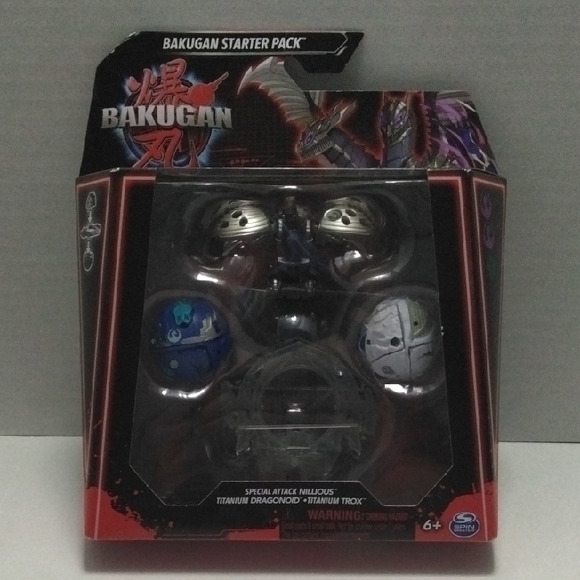 Bakugan | Toys | Bakugan Starter Pack With Blue And Silver Action ...